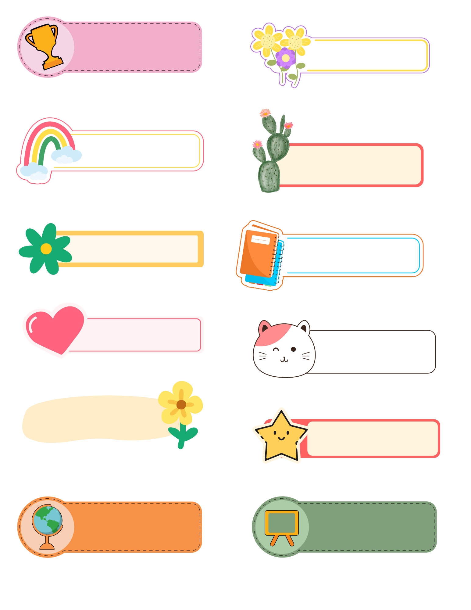 Back to School Sticker Sheet - Etsy