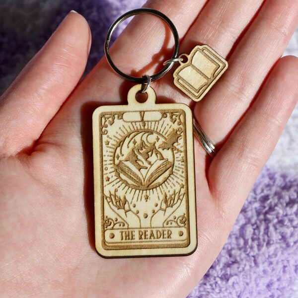 Bookish Keychain - Etsy