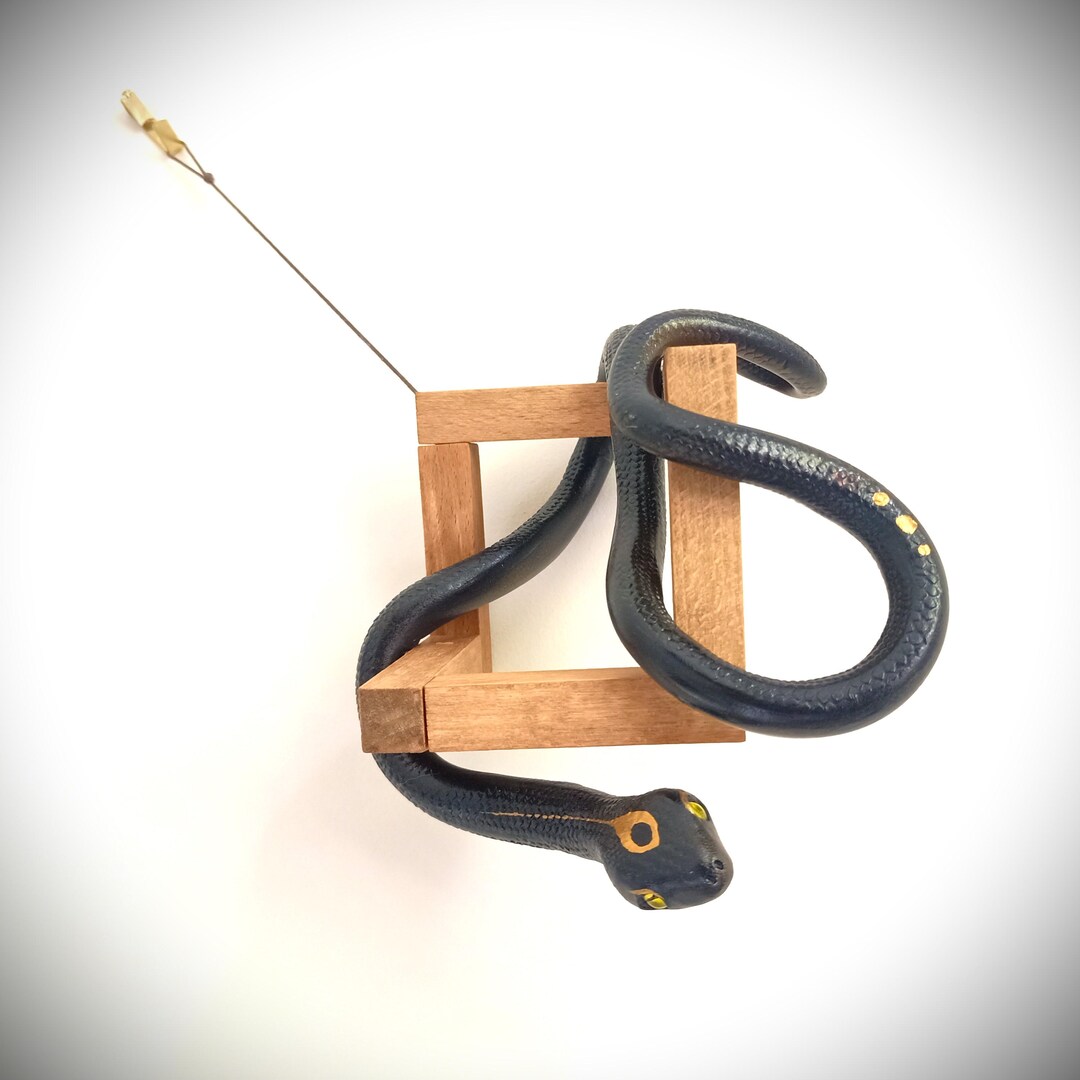 Black Mamba Snake Clay Sculpture for Wall Hanging. - Etsy