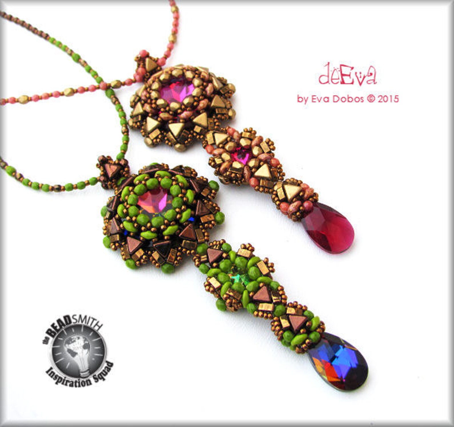 Bead Pattern / Tutorial / Instruction - NY 226 - Ambaron - Pendant With ...