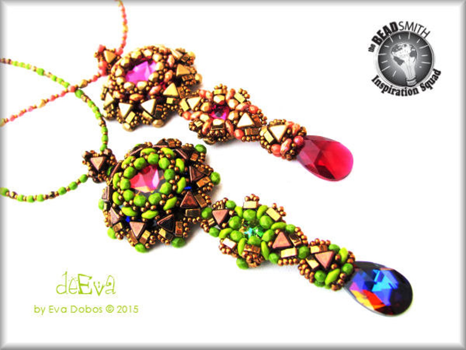 Bead Pattern / Tutorial / Instruction - NY 226 - Ambaron - Pendant With ...