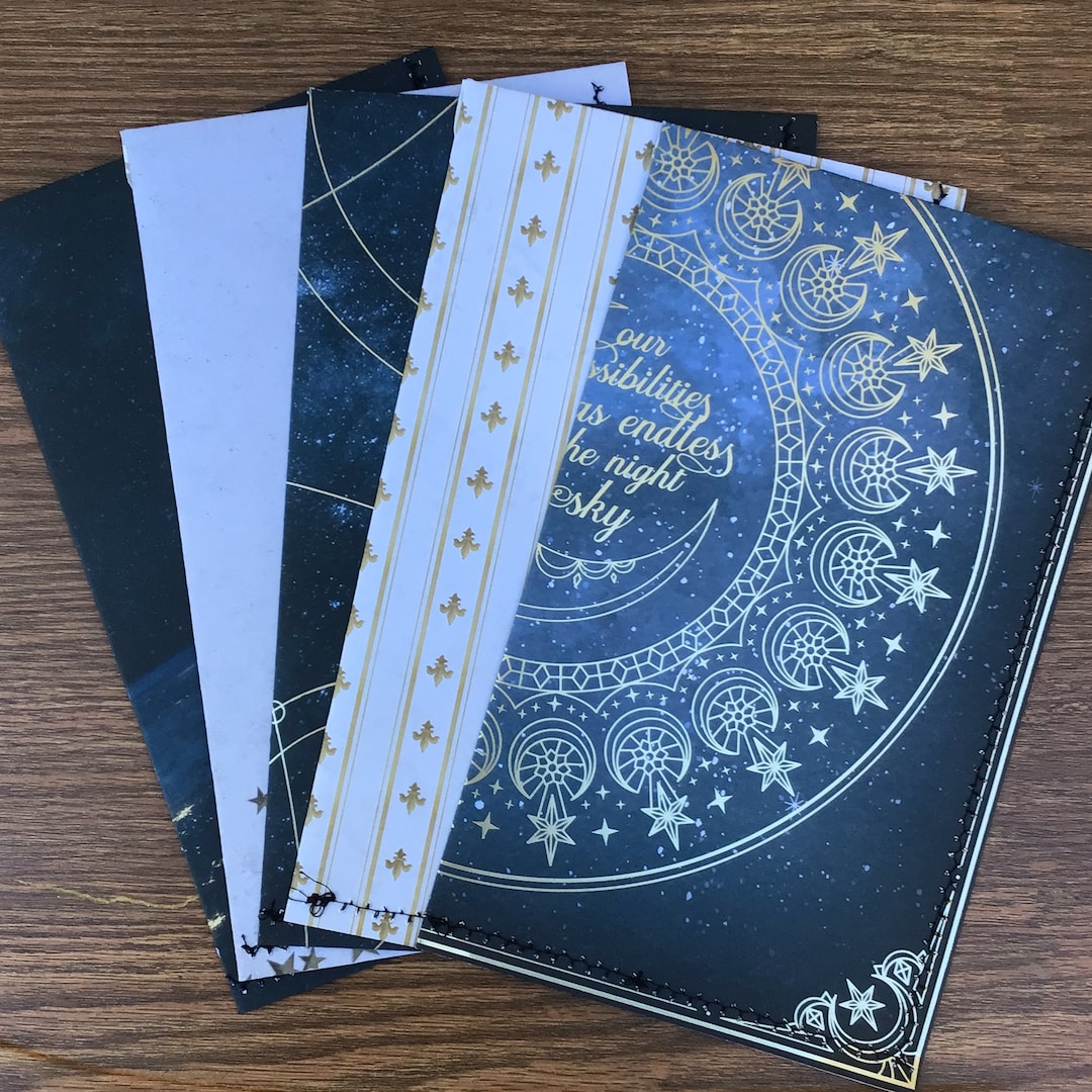 Large Paper Mailing Envelopes Black Night Sky Stars - Etsy