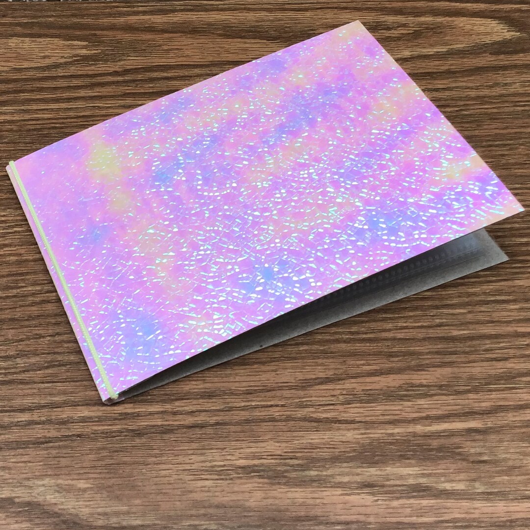 Iridescent Mini Photo Album: Crocodile Texture, Holds 12 Photos - Etsy