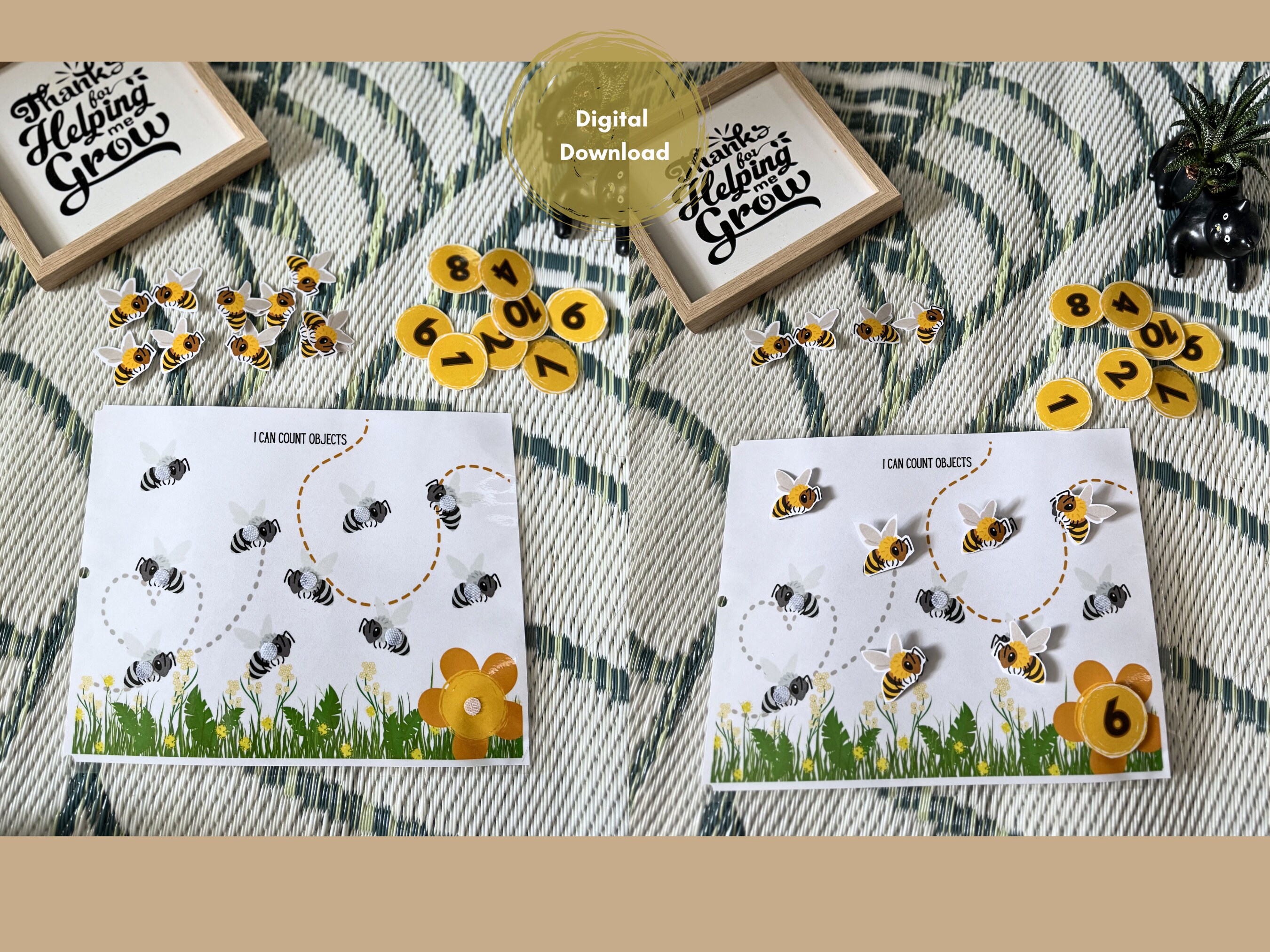 Printable Busy Book, Counting Matching Sorting Numbers Activity ...