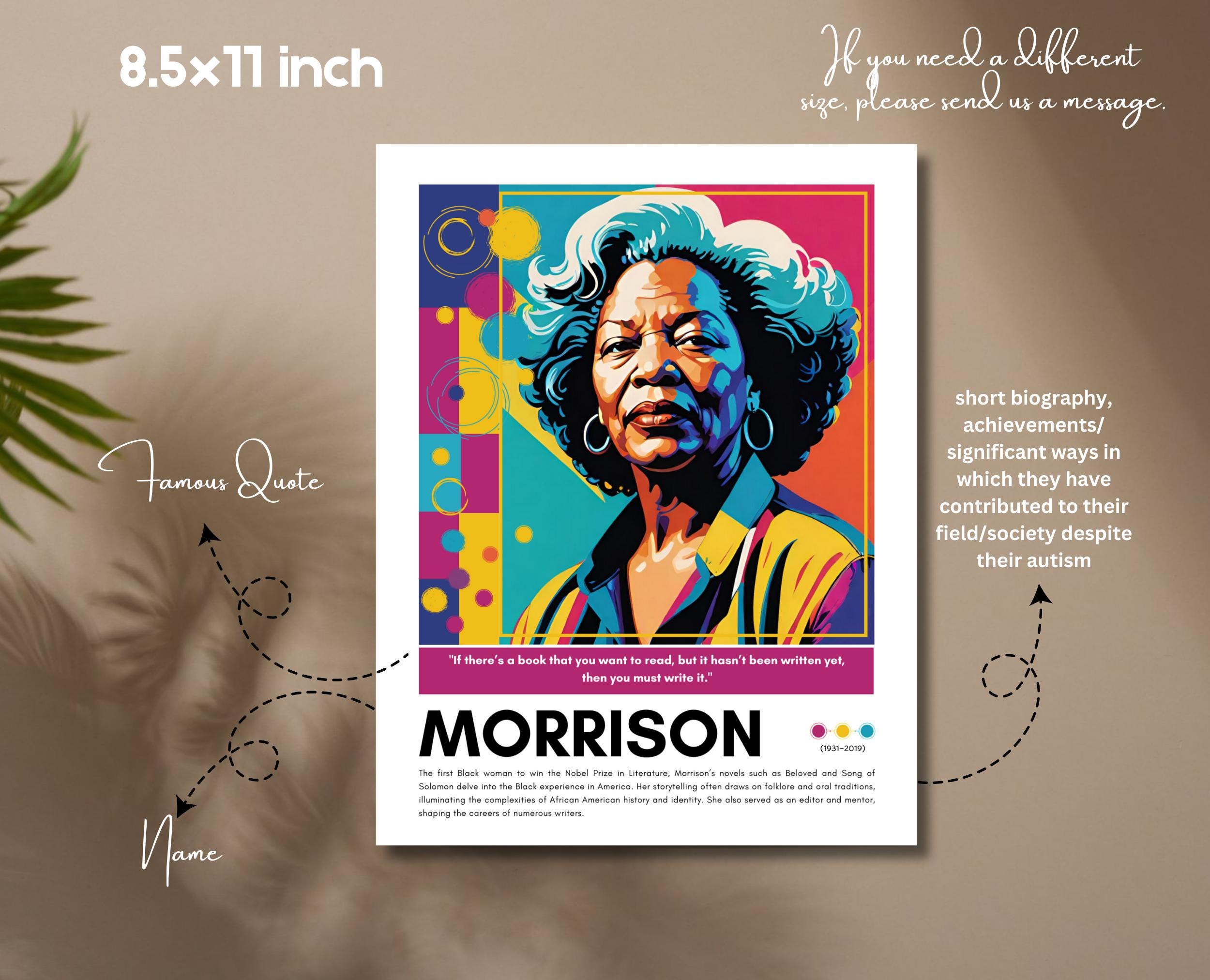 Set of 11 Famous Black Authors, Black History Month Bulletin Board ...