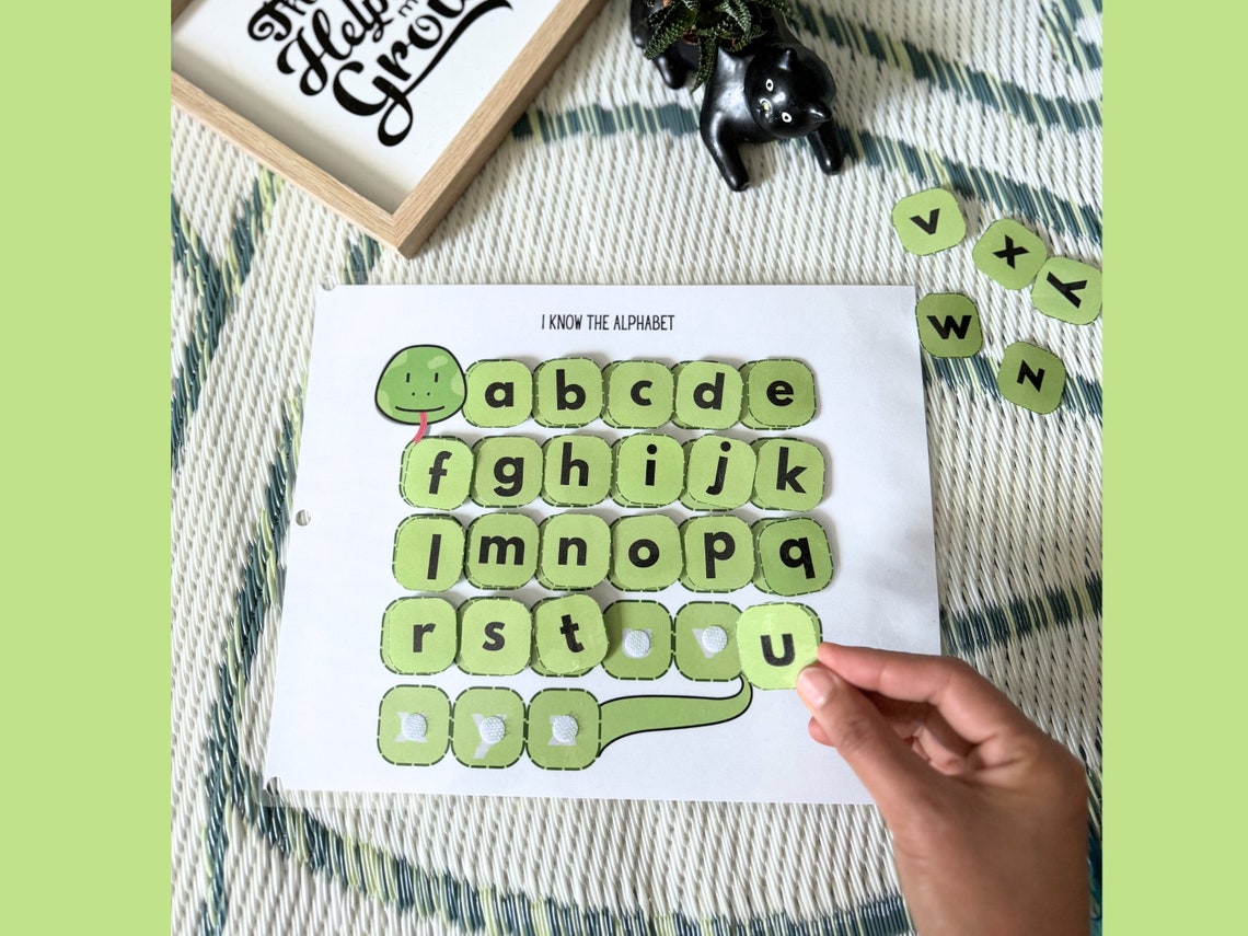 Snake Letter Matching Printable, Uppercase Lowercase Letter Matching ...