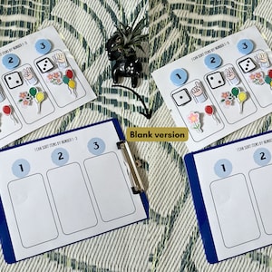 Printable Busy Book, Counting Matching Sorting Numbers Activity ...