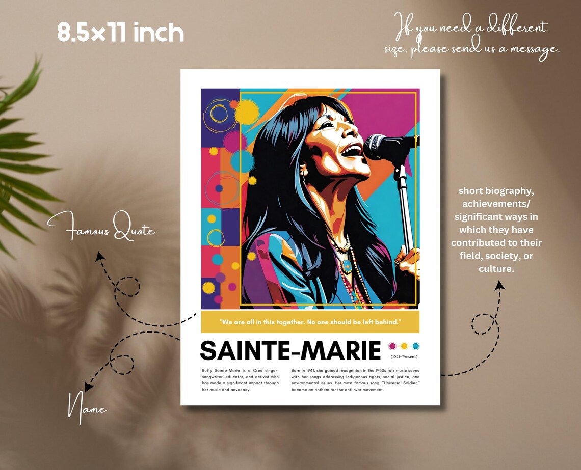 Printable Famous Native Americans Posters, National Native American ...