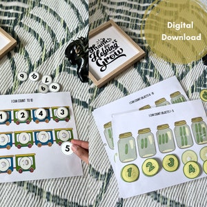 Printable Busy Book, Counting Matching Sorting Numbers Activity ...