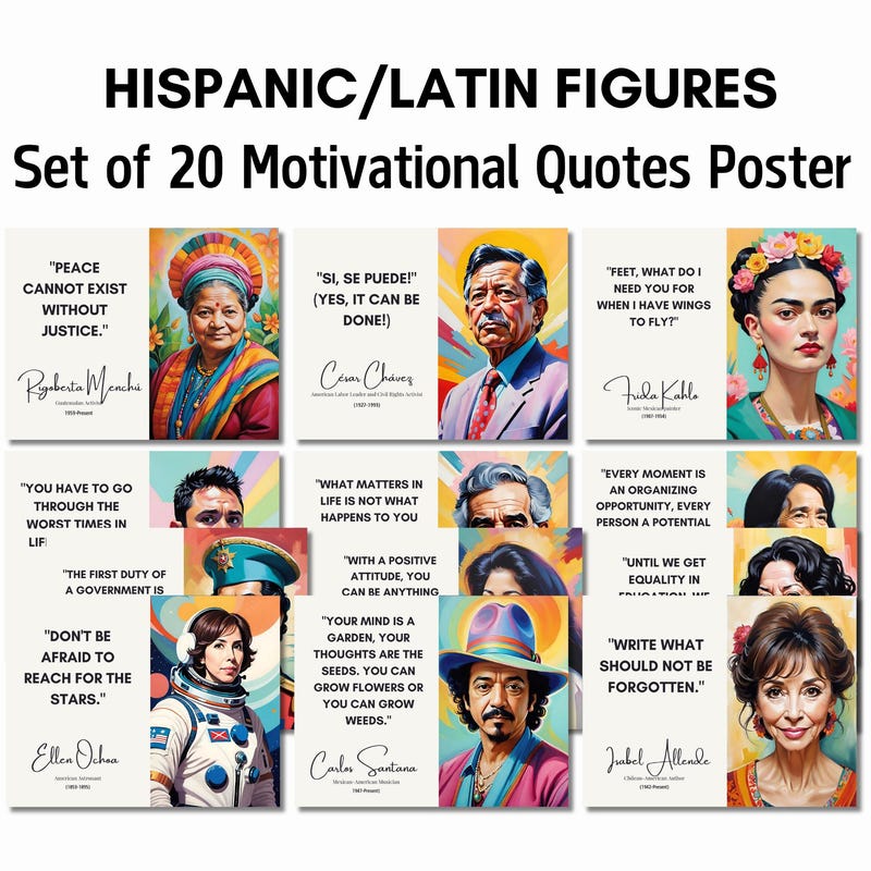 Hispanic Heritage Poster - Etsy