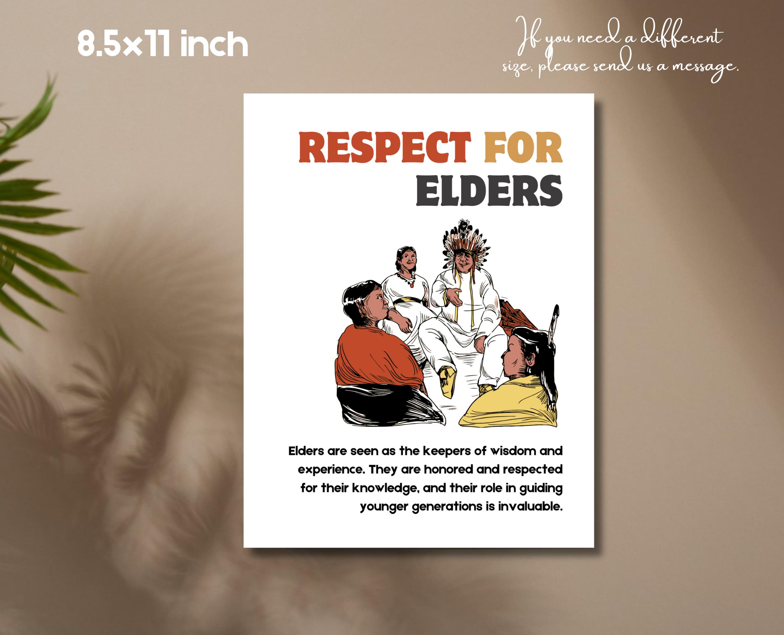 Native American Heritage Month, Set of 10 Values Taught by Indigenous ...