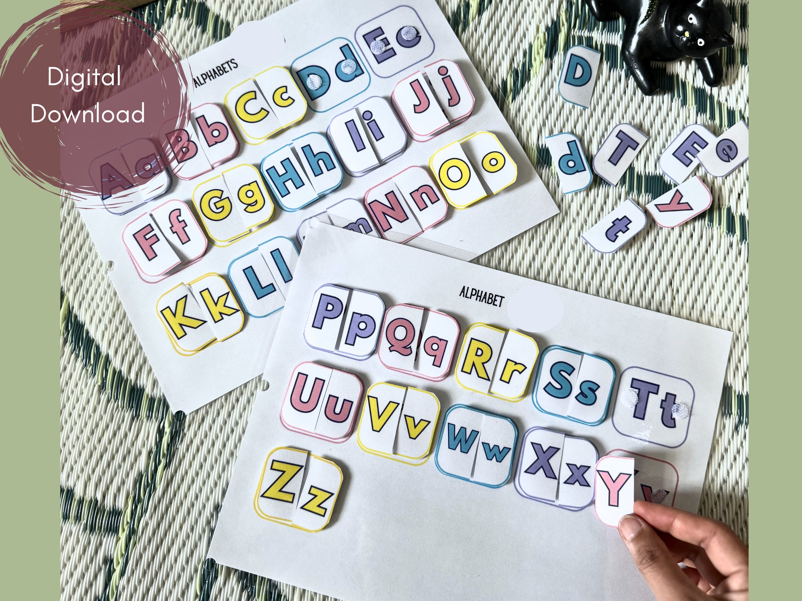 Snake Letter Matching Printable, Uppercase Lowercase Letter Matching ...