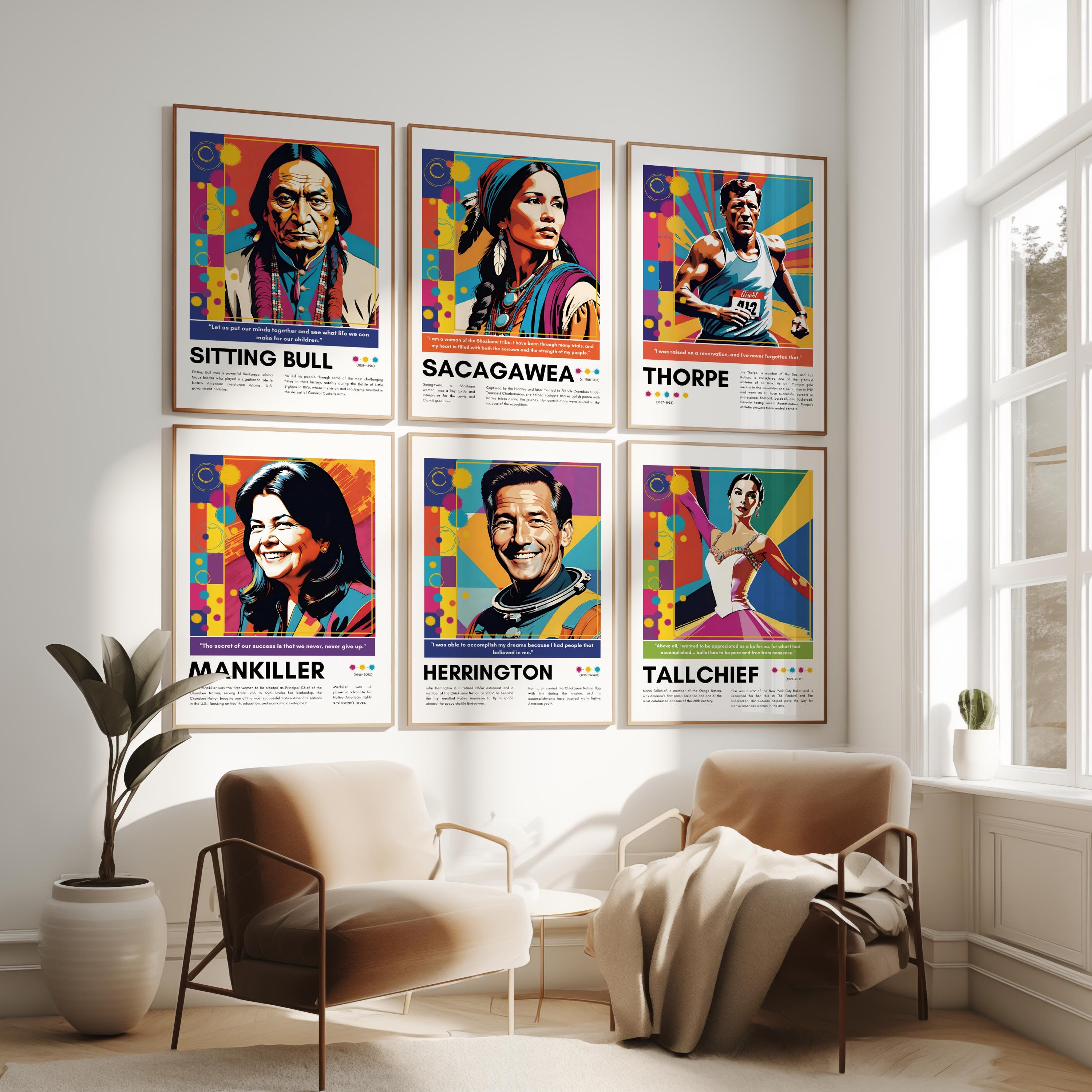 Printable Famous Native Americans Posters, National Native American ...