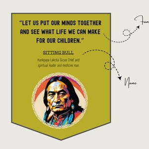 Printable Famous Native Americans Banner, National Native American ...