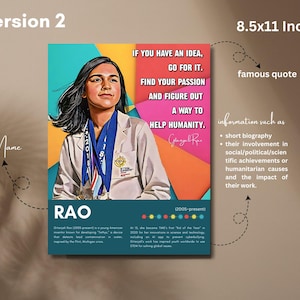 Printable Set of 15 Inspiring Young Changemakers, Famous Kids Who ...
