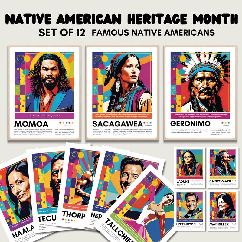 Native American Heritage Month Posters - Etsy