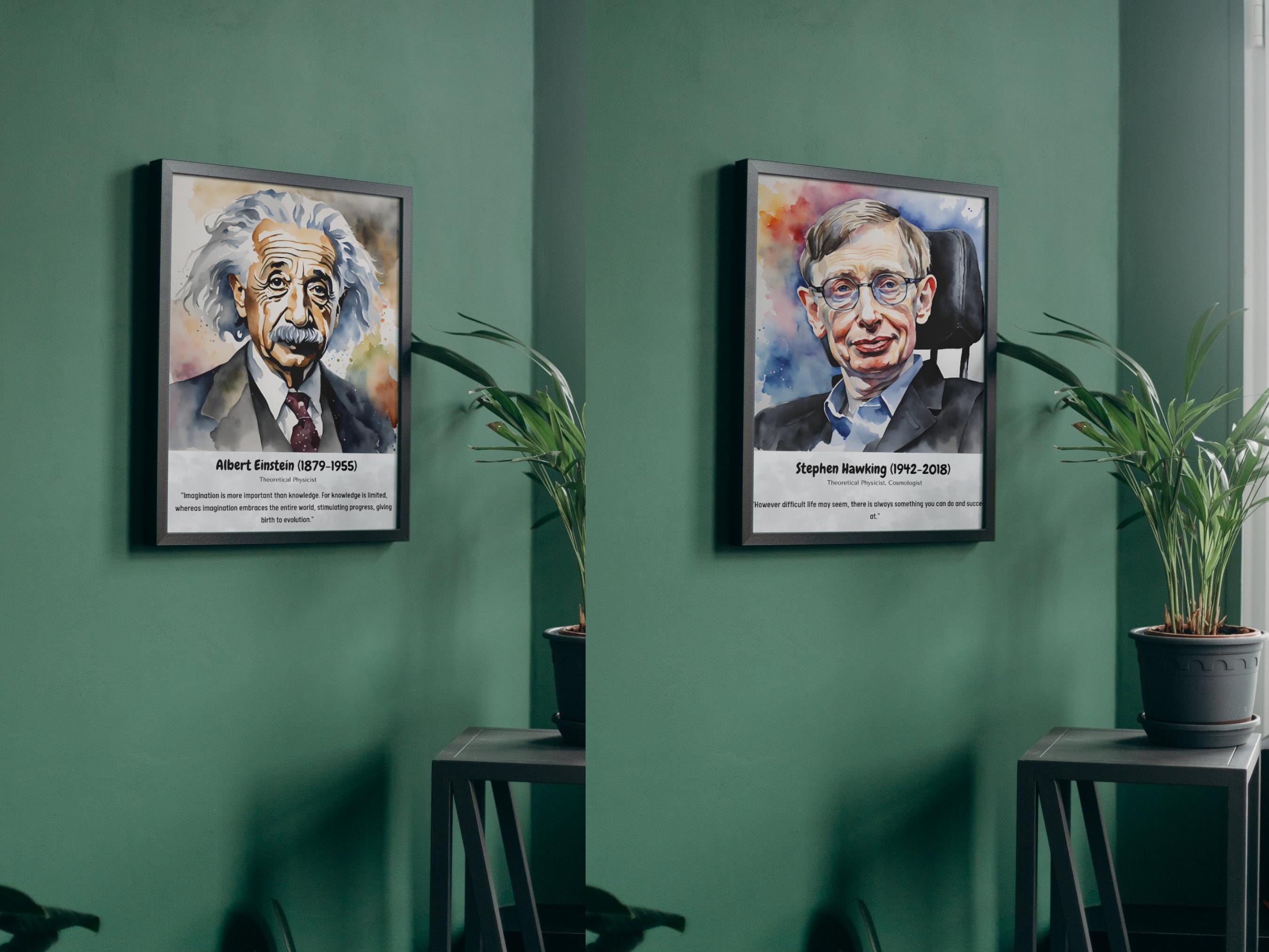 Printable Famous Scientists Poster, Classroom Decoration, Science Decor ...