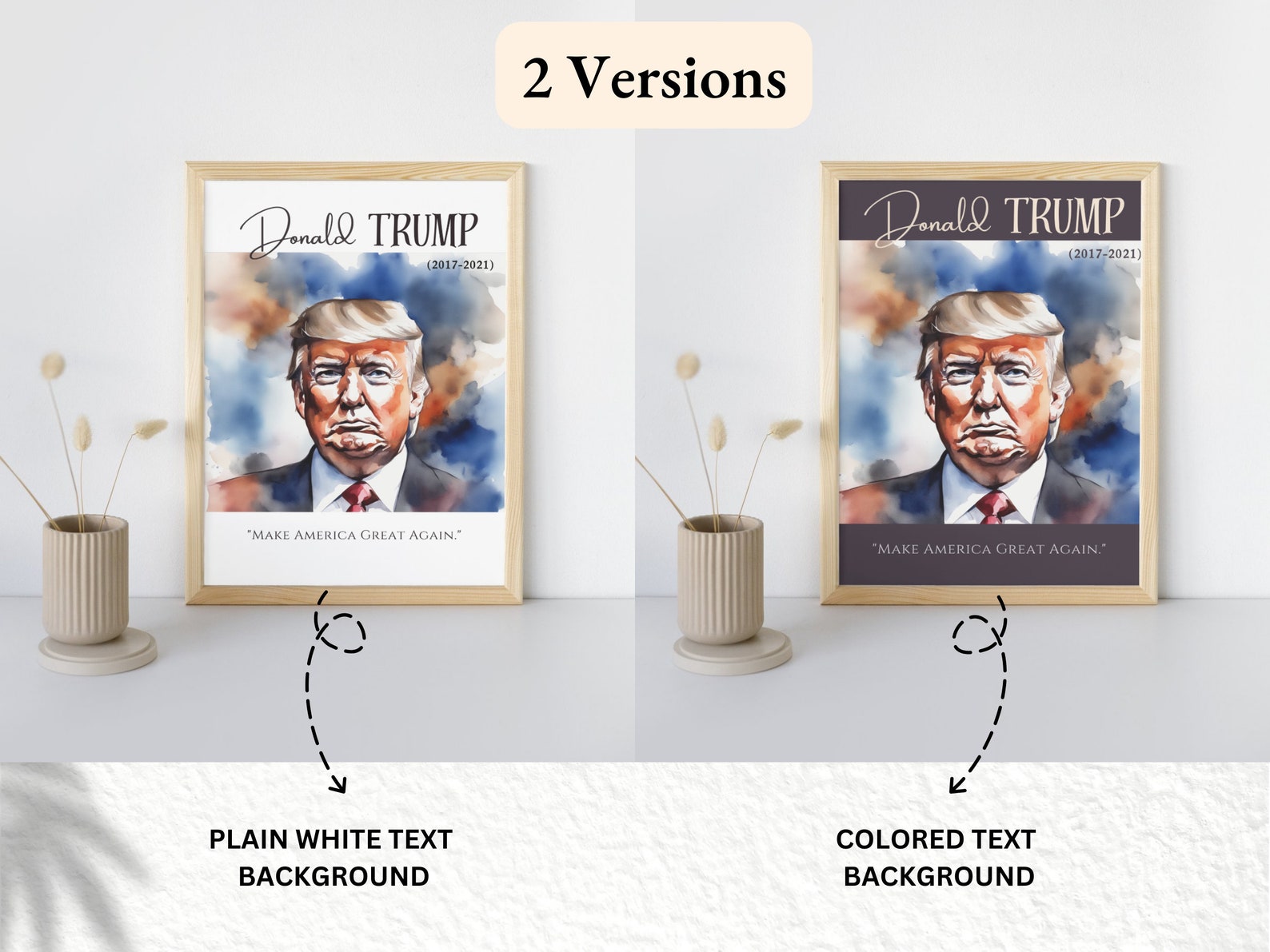 46 United States Presidents Printable Watercolor Poster - Available in ...