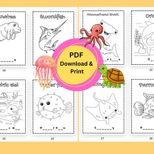 37 Printable Coloring Pages Sea Creatures Kids Under the Sea Coloring ...