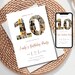 10th Birthday Invitation With Number Photo Collage - Editable and ...