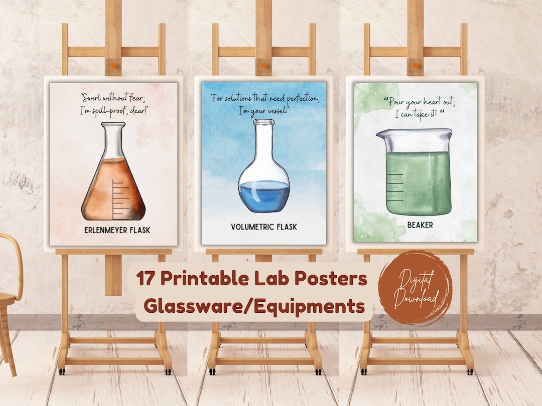 17 Printable Lab Apparatus Equipment Poster With Catchy Function ...