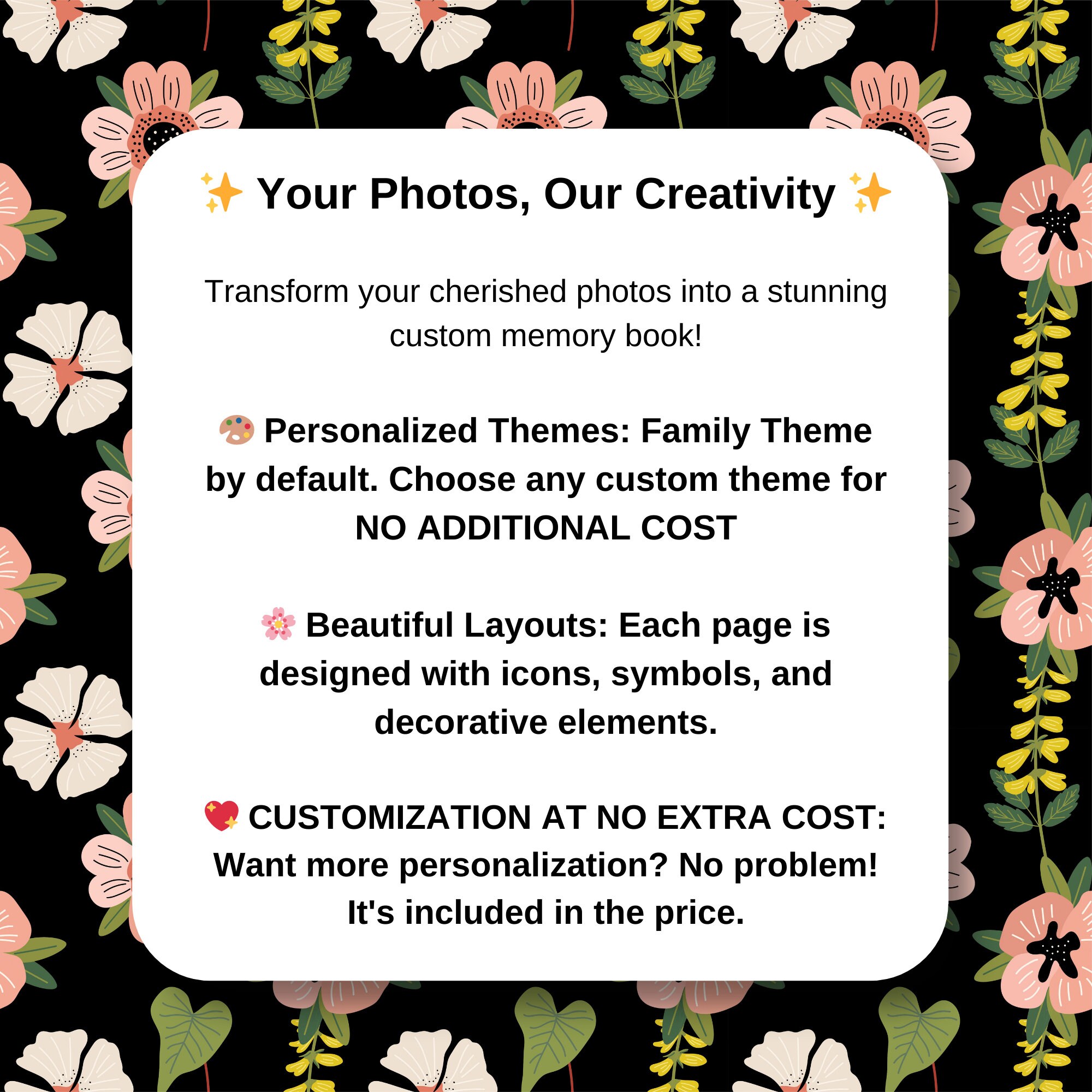 Personalized Photo Book With Cute Aesthetics , Gifts for Her and Him ...