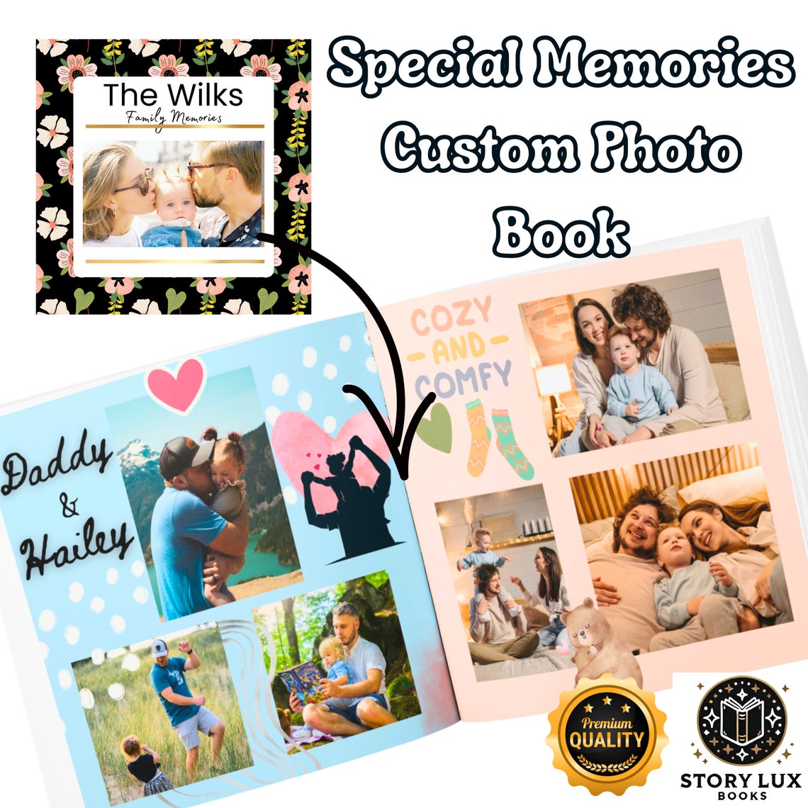 Personalized Photo Book With Cute Aesthetics , Gifts for Her and Him ...