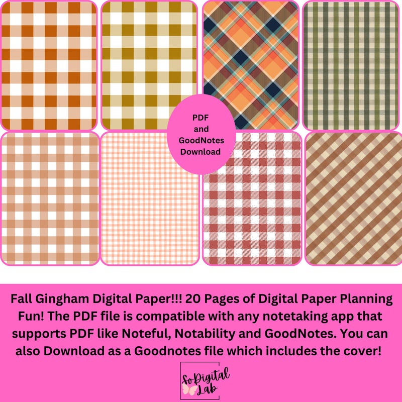 Gingham Paper - Etsy