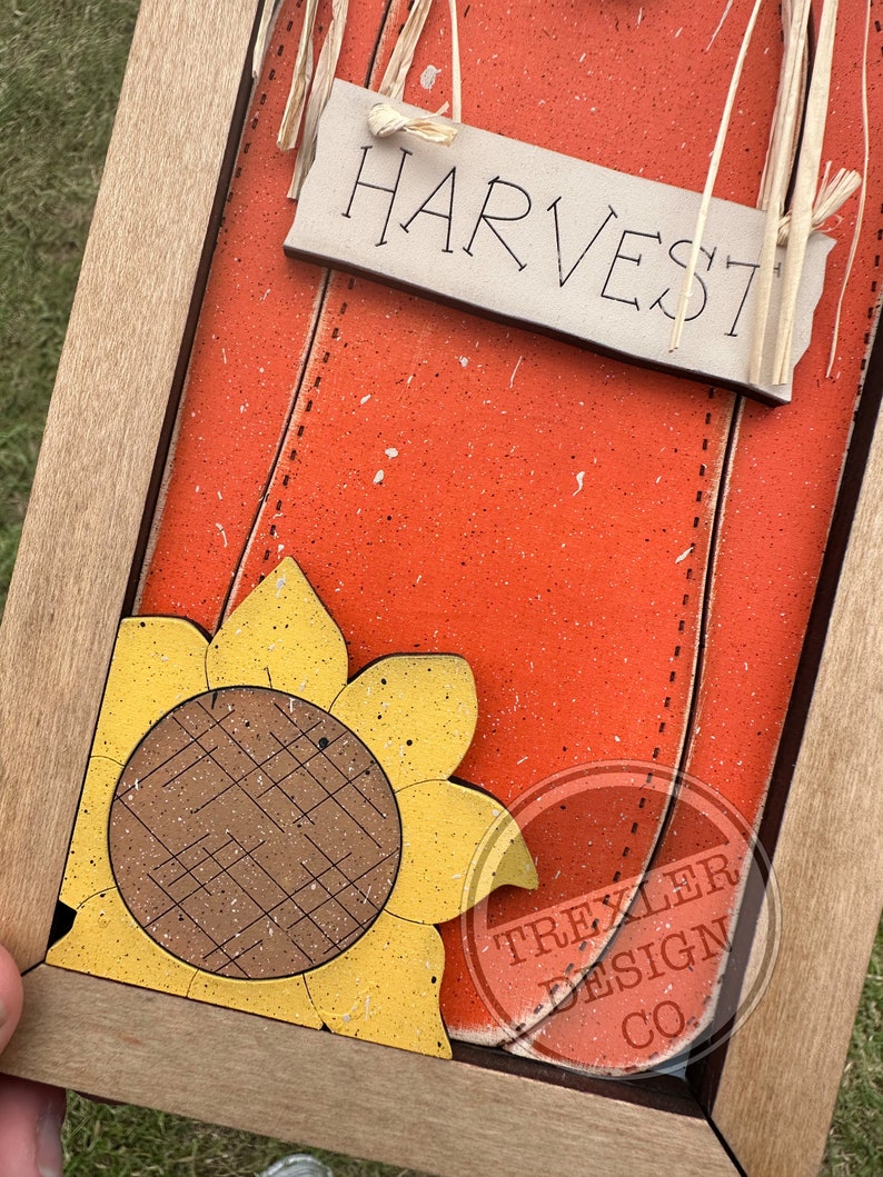 Fall Harvest Pumpkin With Crow Wooden Sign, Fall Decor, Pumpkin, Crow ...