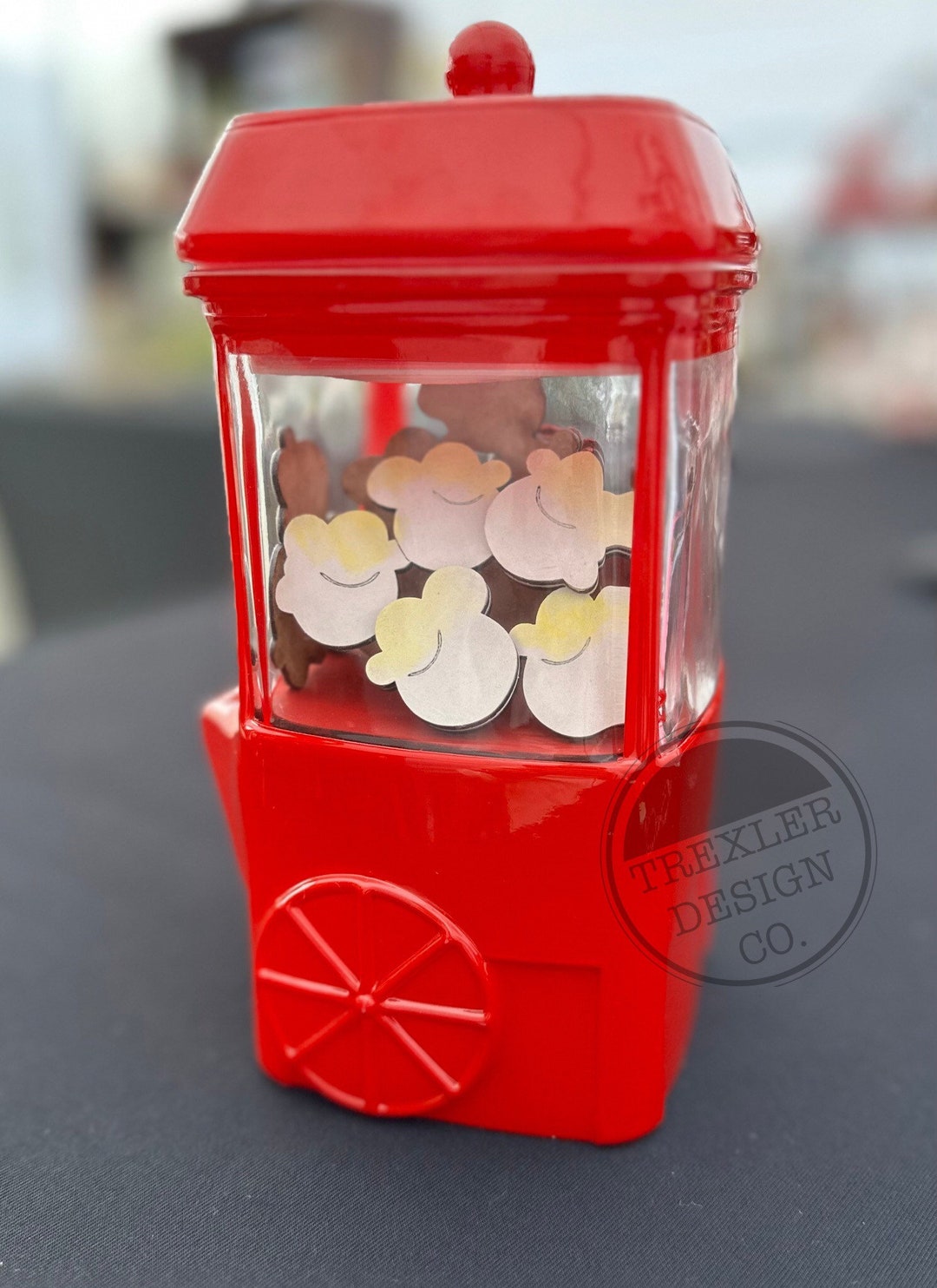 Decorative Popcorn Machine Filler ONLY, Popcorn Filler, Scoop, Popcorn ...