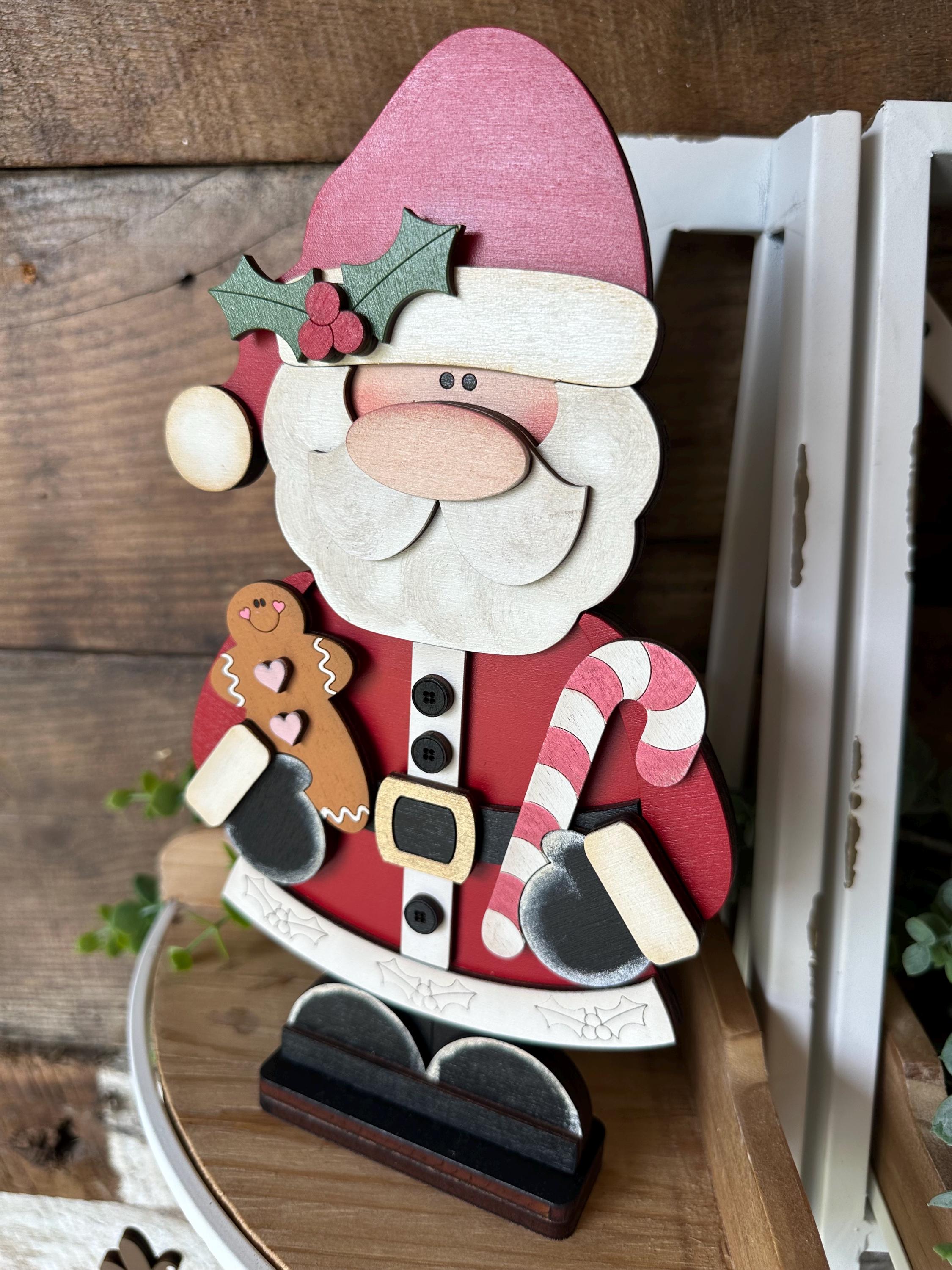 Santa Hot Cocoa Cup Shelf Sitter, Christmas Shelf Sitter, Christmas ...
