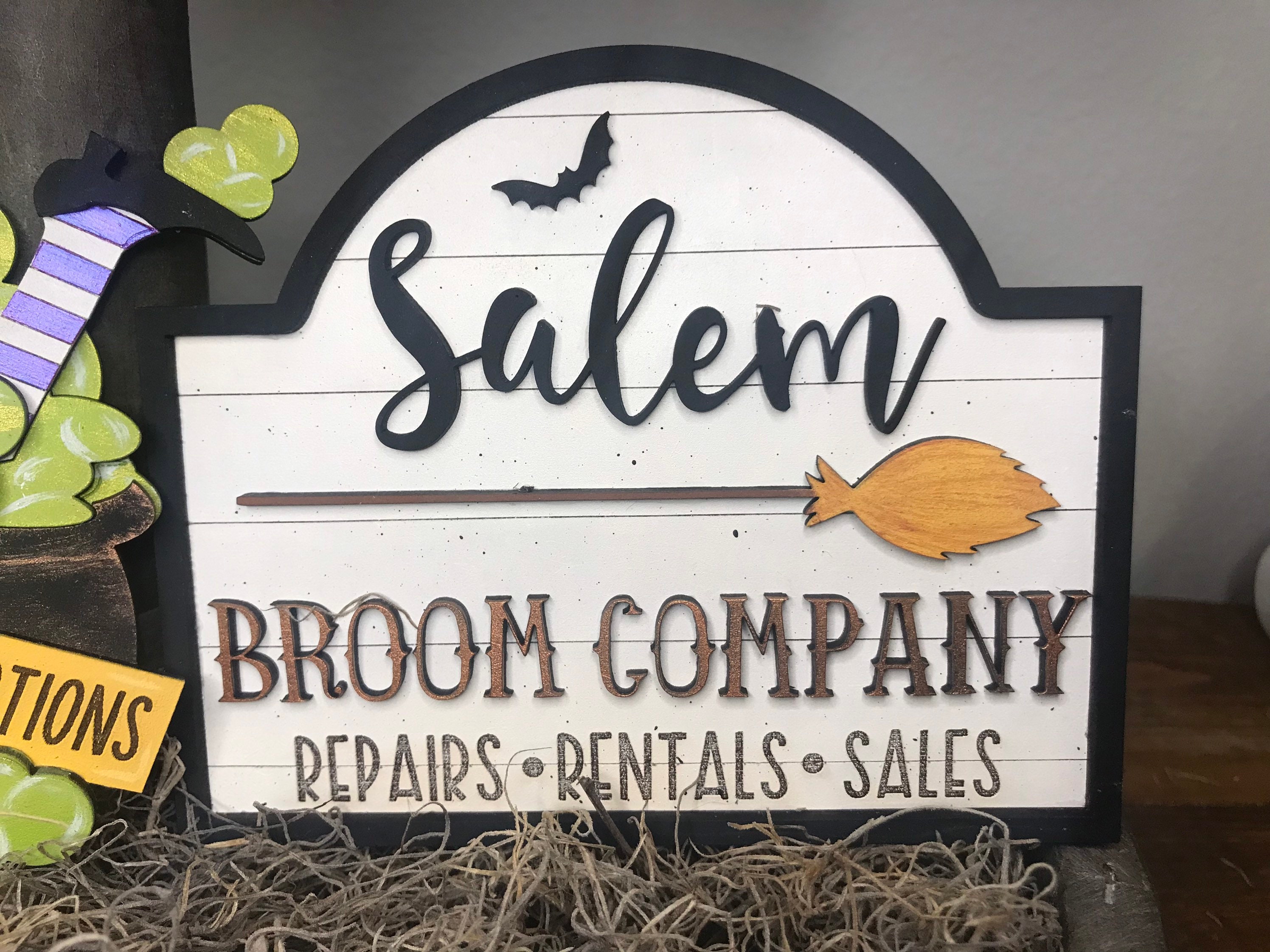 Spooky Brew Halloween Tiered Tray Set Book of Spells Salem - Etsy