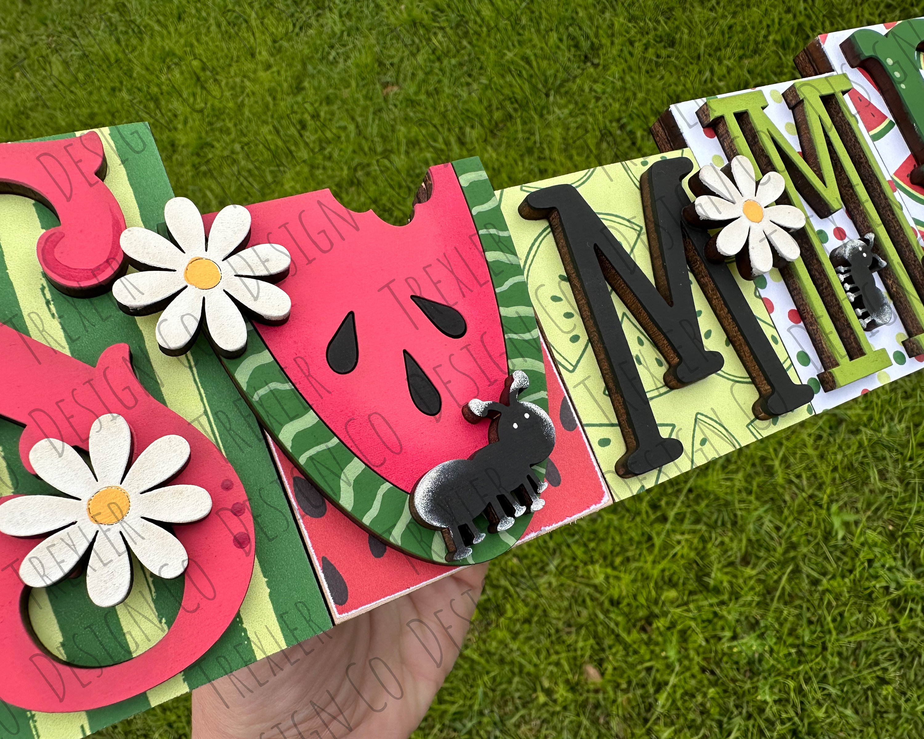 SUMMER Chunky Wooden Sign | Shelf Sitter | Summer Mantel Decor - Etsy