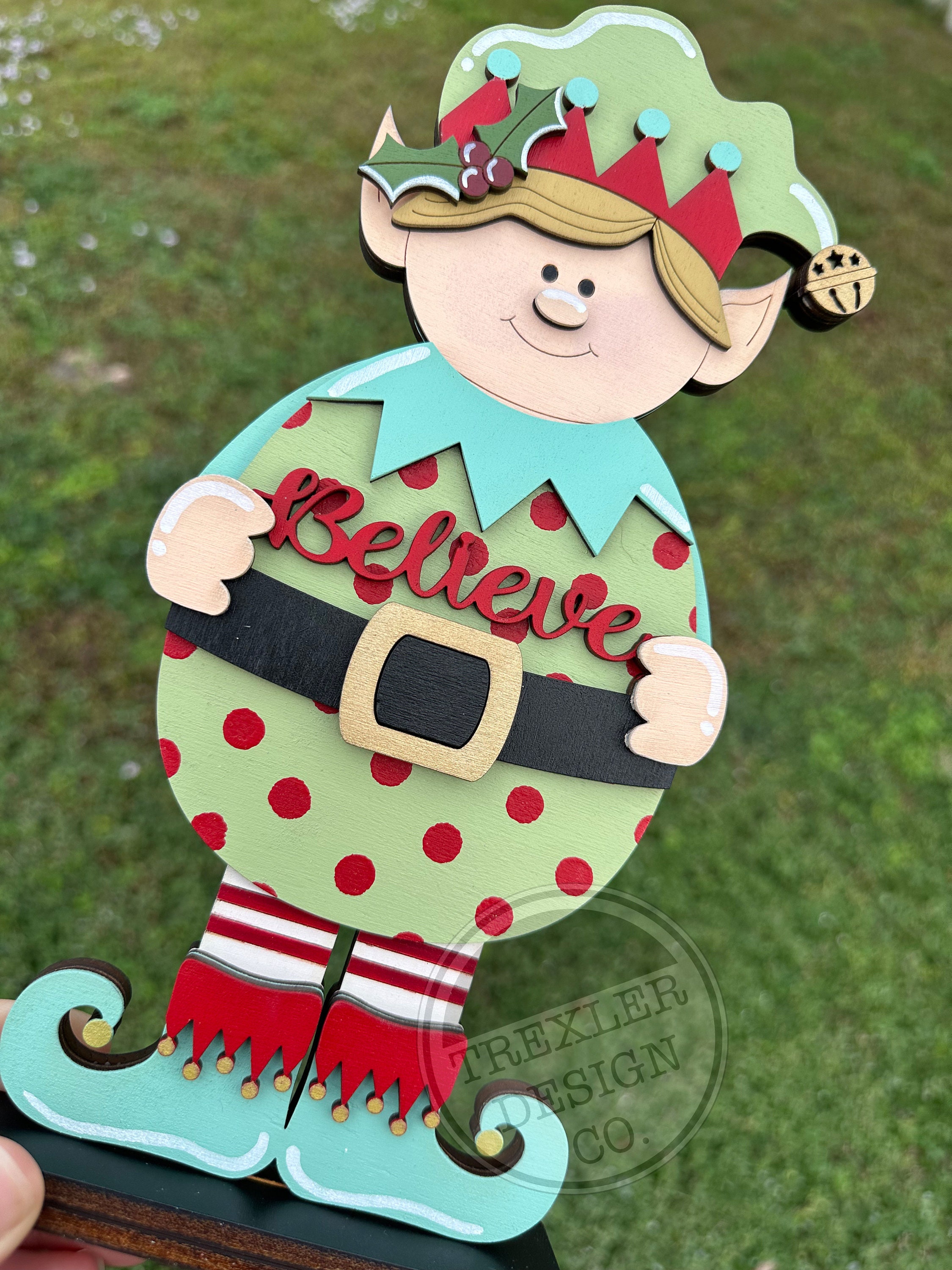 Boy Elf Shelf Sitter, Christmas Shelf Sitter, Christmas Decor - Etsy
