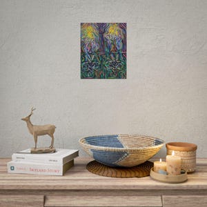 Shabbat Candle Dance Art – Jewish Spiritual Abstract Painting ...