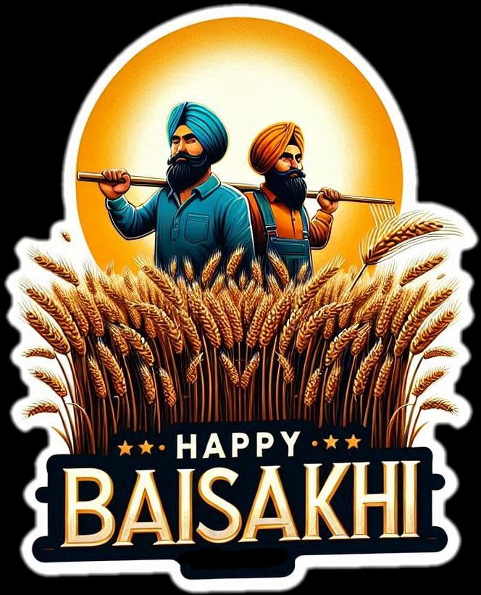 12 Baisakhi Stickers, Baisakhi Activities/coloring /cards/ Crafts/gifts ...