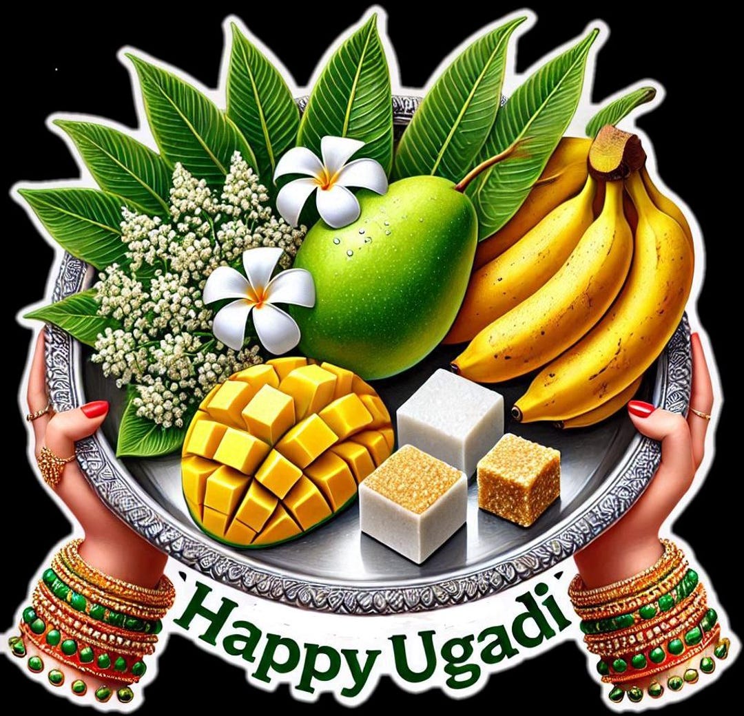 12 Happy Ugadi Stickers, Ugadi Kids Activities/coloring/cards/gifts ...
