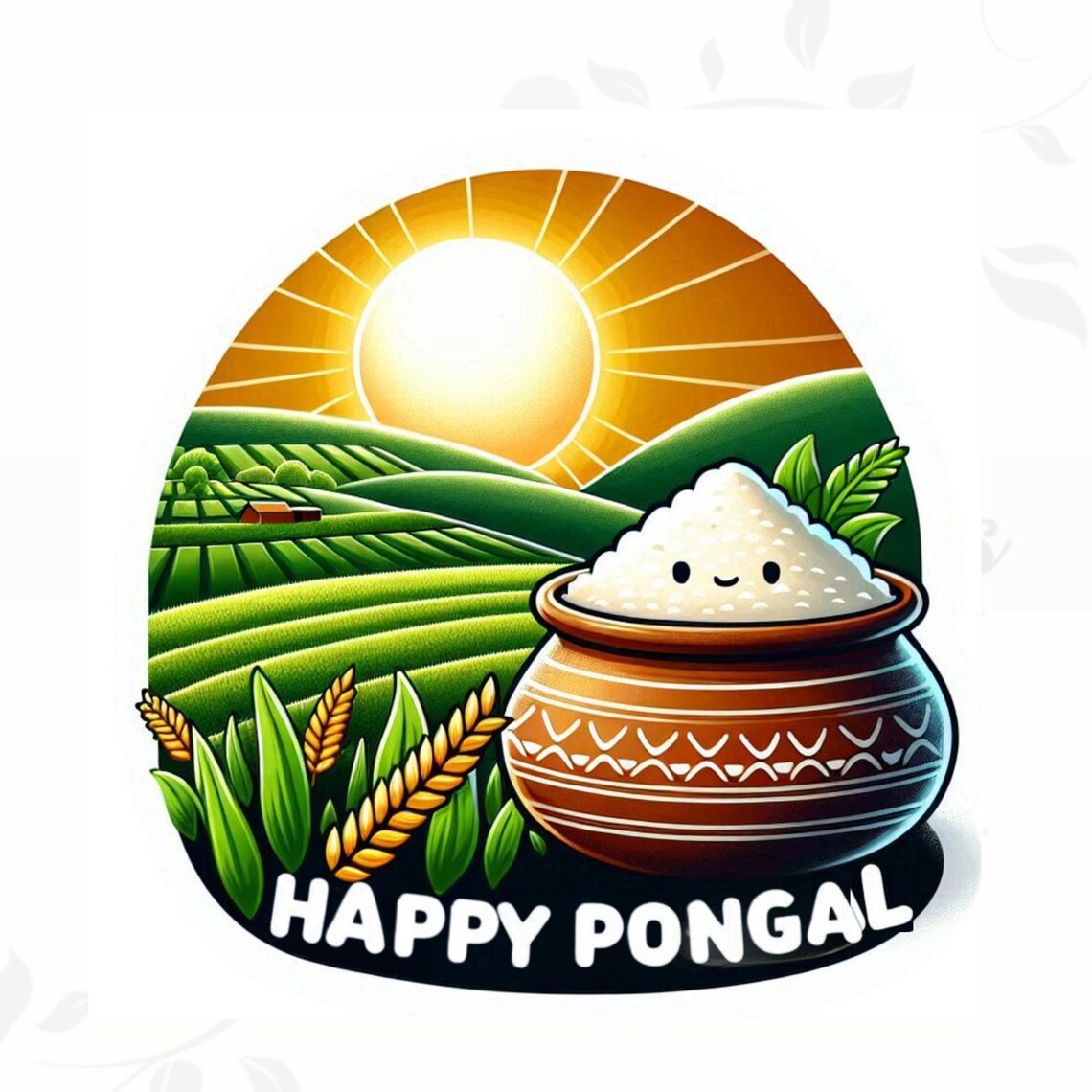 9 Happy Pongal PNG Download Sticker Images! Pongal Activities/coloring ...