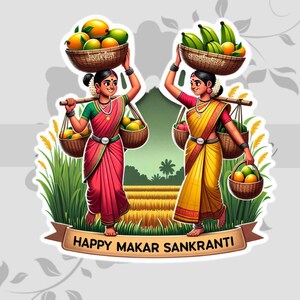 Makar Sankranti 9 PNG DOWNLOAD Sticker Images, Makar Sankranti Kids ...