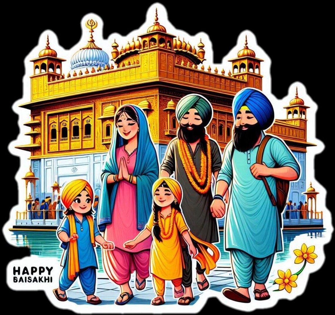12 Baisakhi Stickers, Baisakhi Activities/coloring /cards/ Crafts/gifts ...