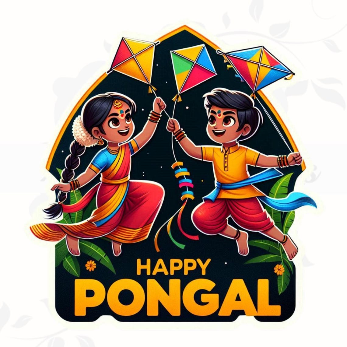 9 Happy Pongal PNG Download Sticker Images! Pongal Activities/coloring ...
