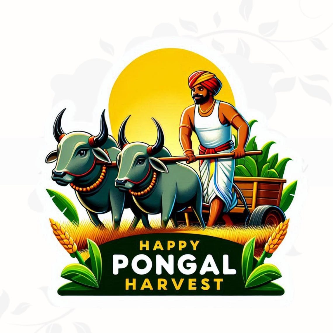 9 Happy Pongal PNG Download Sticker Images! Pongal Activities/coloring ...