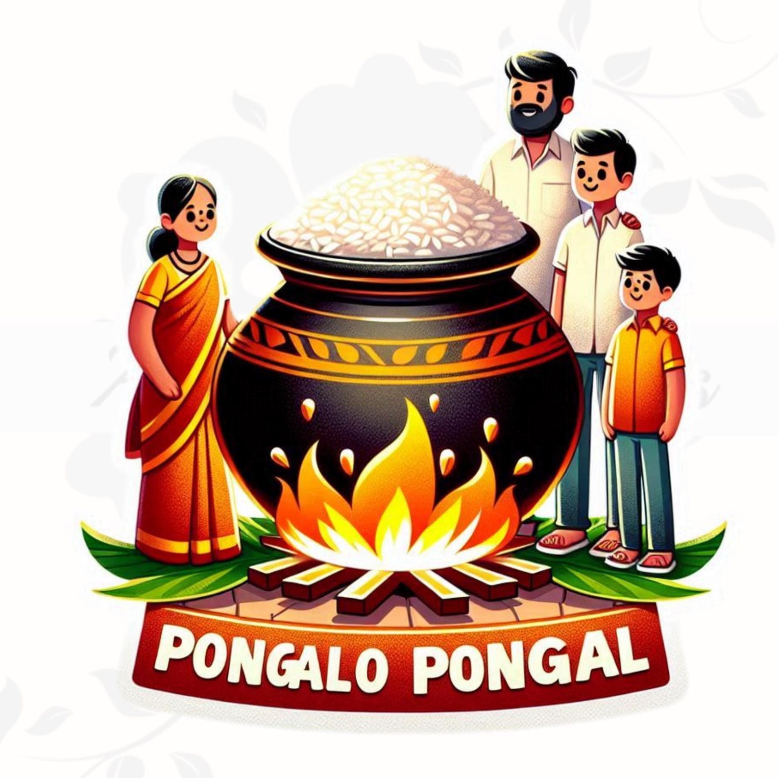 9 Happy Pongal PNG Download Sticker Images! Pongal Activities/coloring ...