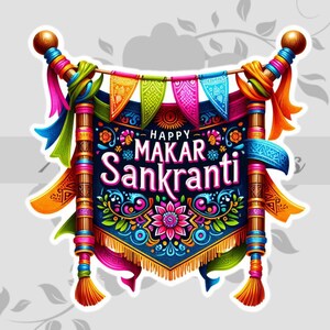 Makar Sankranti 9 PNG DOWNLOAD Sticker Images, Makar Sankranti Kids ...