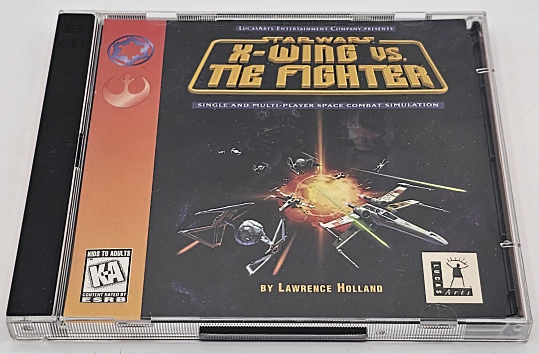 Star Wars X-wing Vs Tie Fighter Atari PC Game Vintage Software 1997 ...