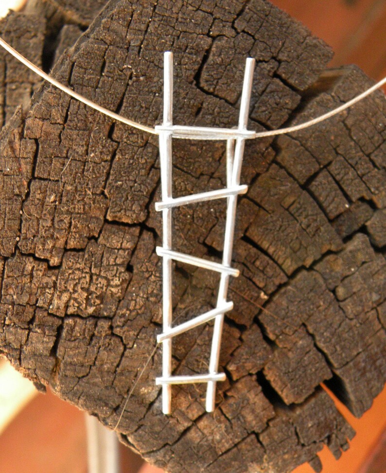 Ladder Pendant-sterling Silver - Etsy