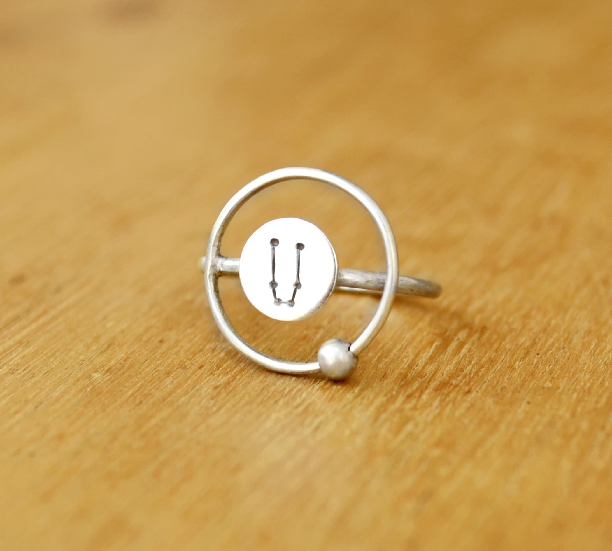 Astral return ring Sterling Silver Zodiac | Etsy