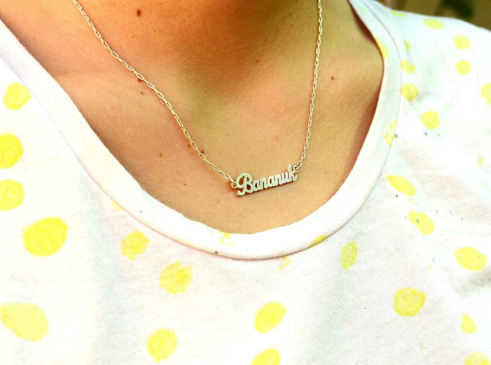 Name Necklace sterling Silver Personalized Pendant word-silver Name ...