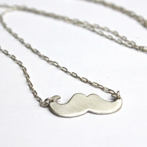 Mustache Pendant-sterling Silver - Etsy