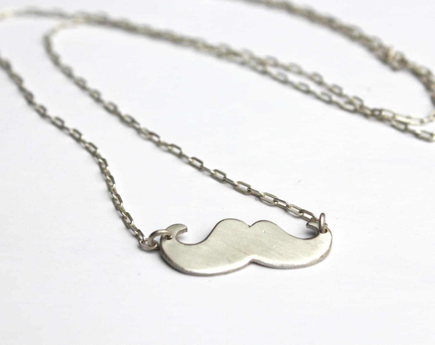 Mustache Pendant-sterling Silver - Etsy